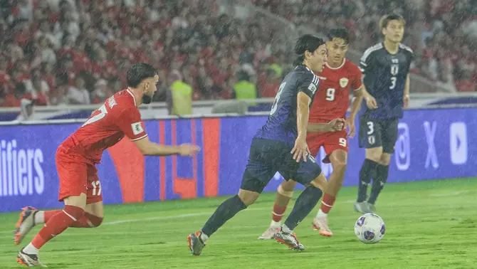 Timnas Jepang Kalahkan Timnas Indonesia 4 - 0 di Gelora Bung Karno