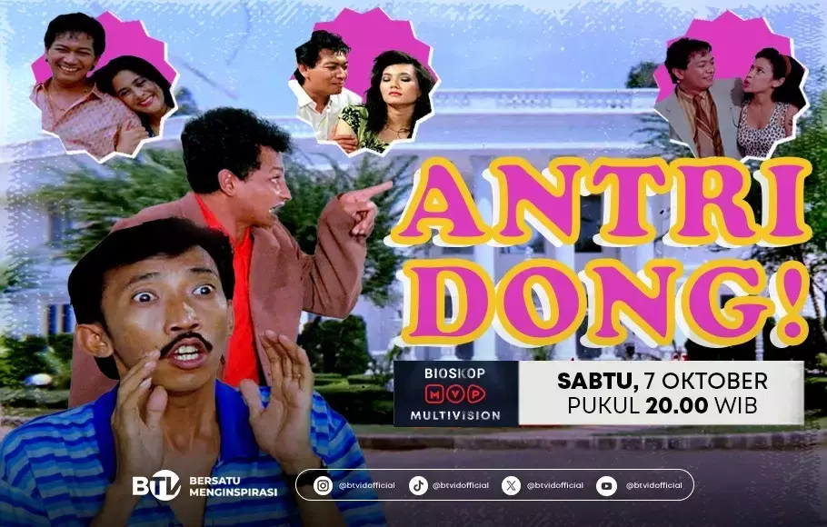 BTV Ajak Pemirsa Bernostalgia dengan Komedi Kadir dan Doyok di Antri Dong!