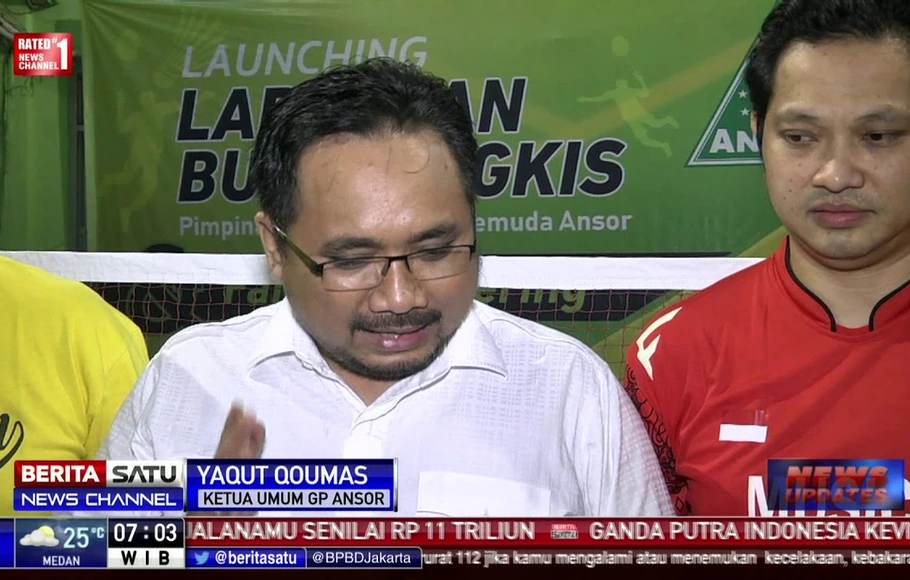 GP Ansor Resmikan Lapangan Bulutangkis GP Ansor Resmikan Lapangan Bulutangkis