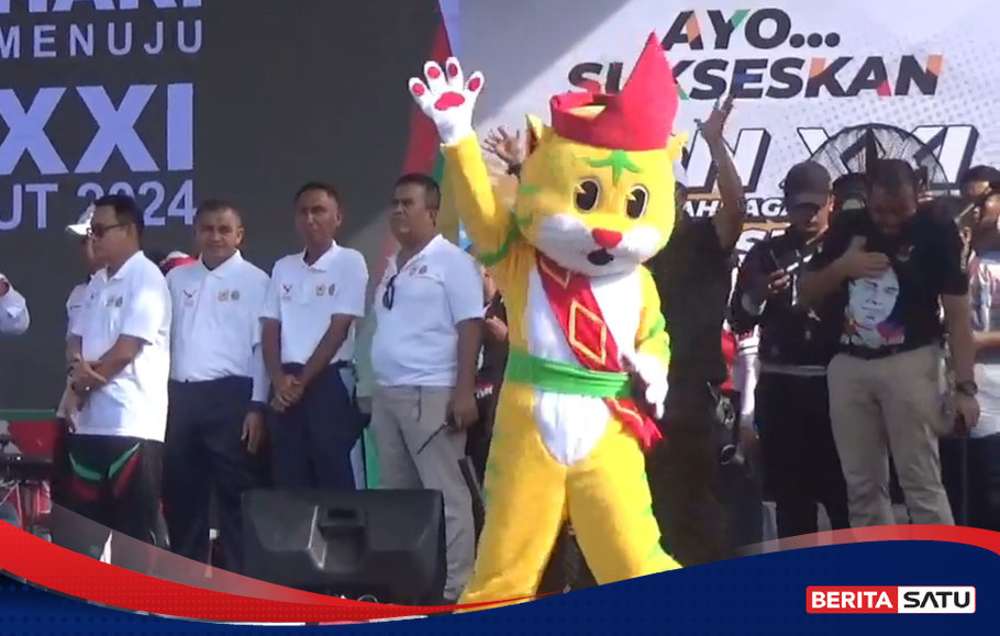 Menpora Luncurkan Maskot, Logo dan Tagline PON 2024 Menpora Luncurkan Maskot, Logo dan Tagline PON 2024