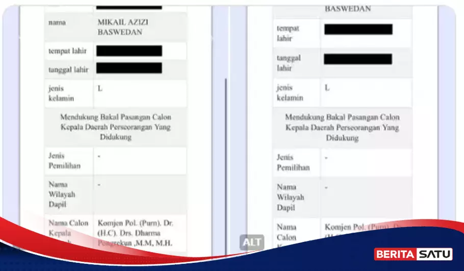 KTP 2 Anak Anies Baswedan Dicatut untuk Dukung Dharma Pongrekun KTP 2 Anak Anies Baswedan Dicatut untuk Dukung Dharma Pongrekun