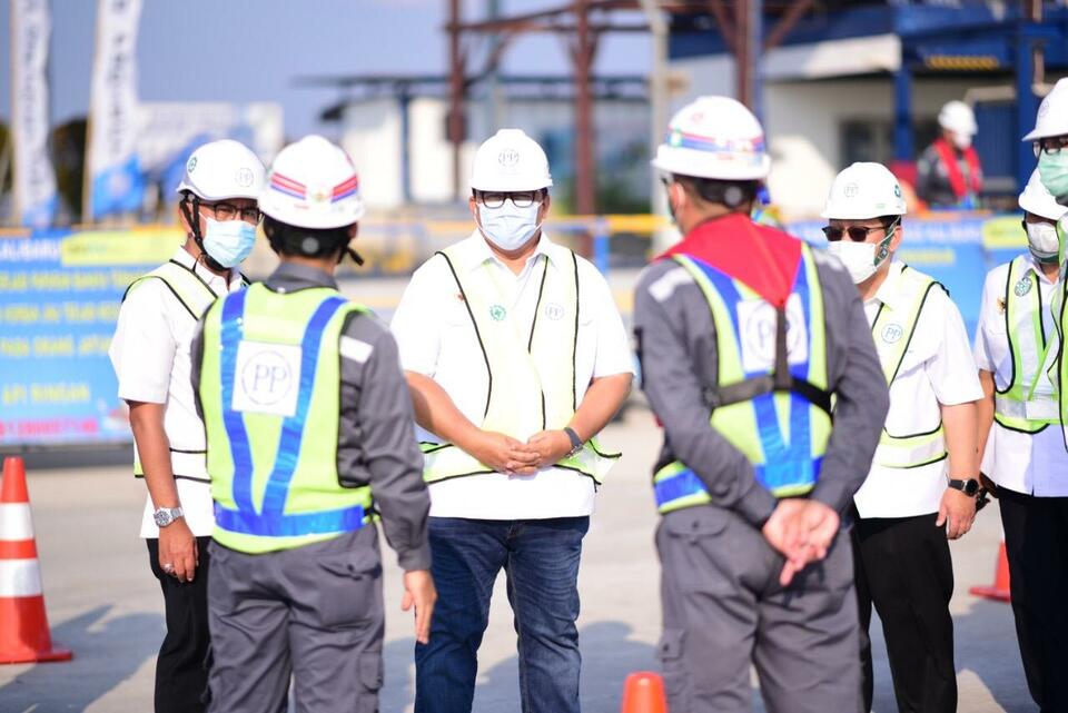 Progres Maritime Tower Di Tanjung Priok Sudah 78 9 Persen