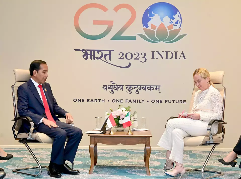 Bertemu Pm Italia Jokowi Tawarkan Peluang Ekosistem Ev Di Ikn