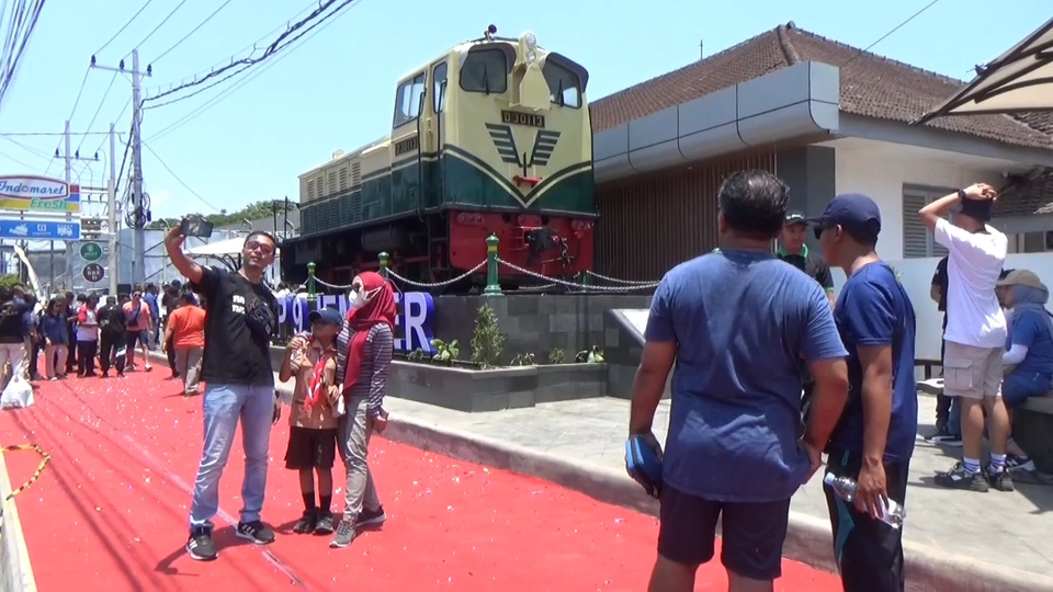 Monumen Lokomotif Jadi Atraksi Wisata Baru di Jember