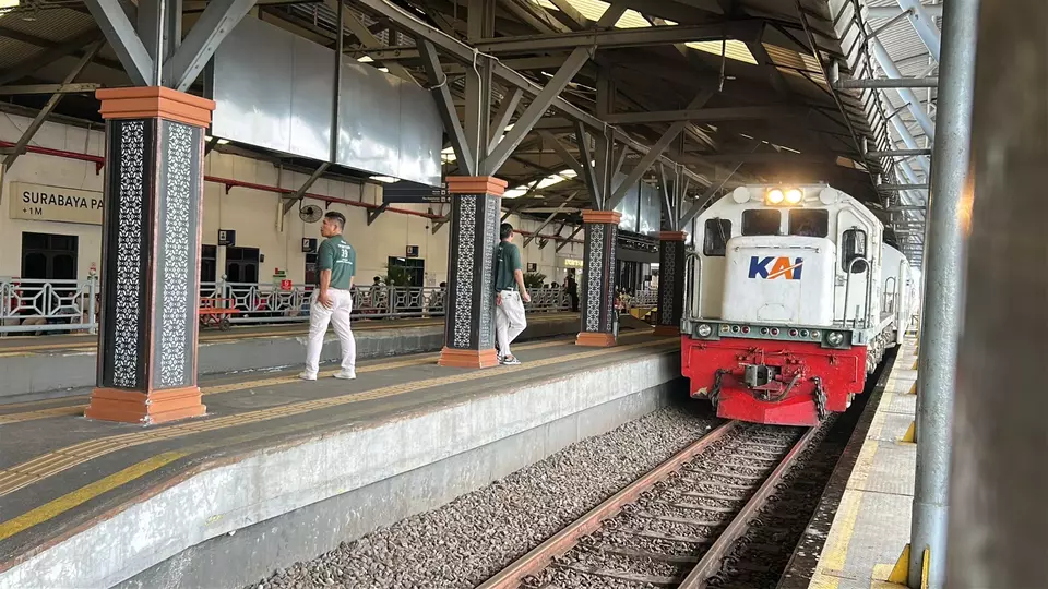 5 KA di Stasiun Pasar Turi Alami Perubahan Pola Operasi Dampak Banjir